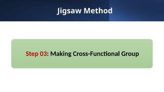 Jigsaw Method, Total Eight Steps. ITBV course | PPTX