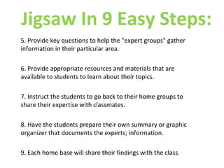 Jigsaw Strategy | PPT