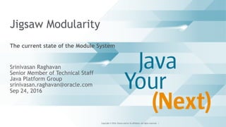 Jigsaw modularity | PPT