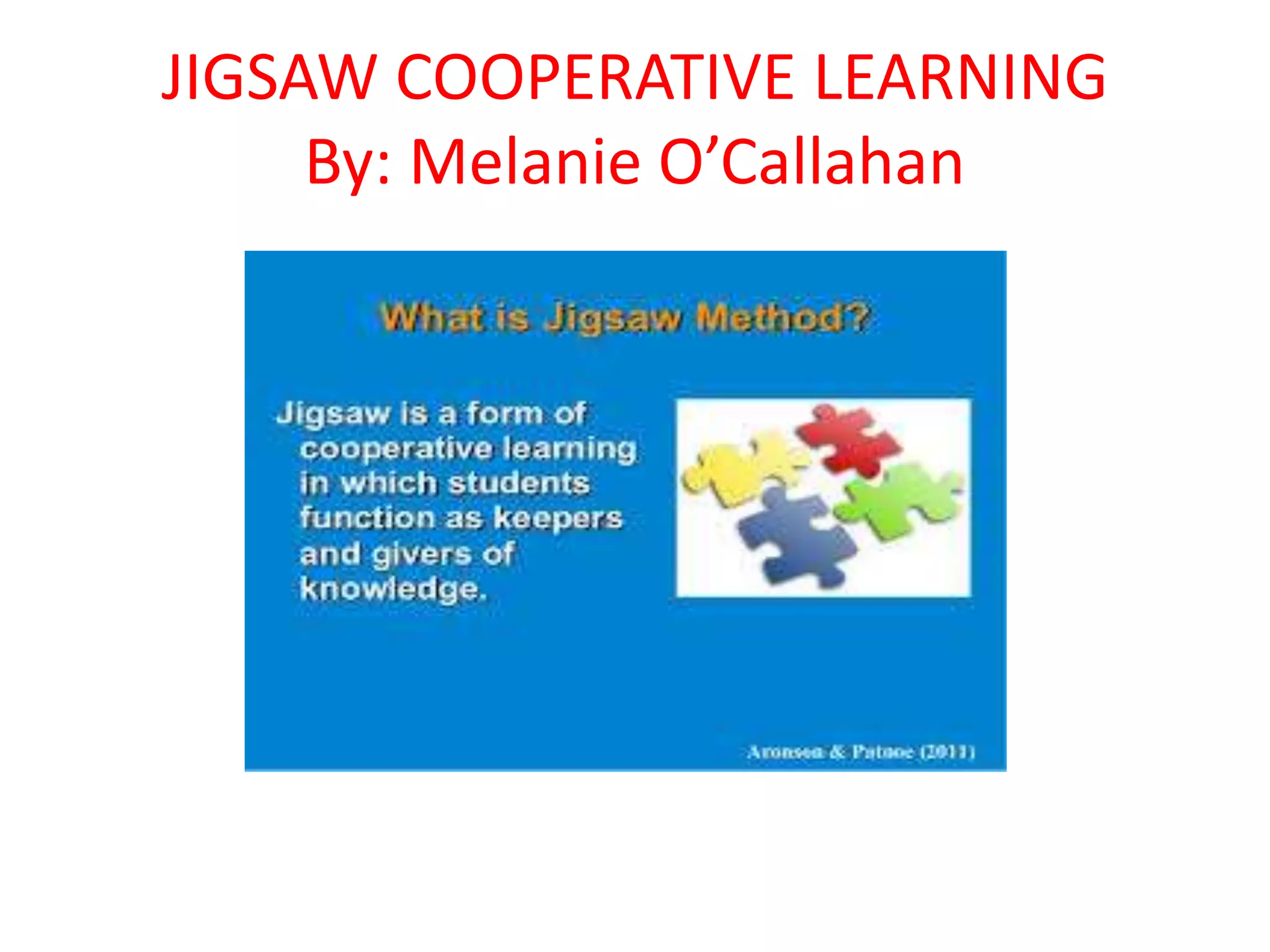 Jigsaw presentation | PPT