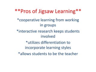 Jigsaw presentation | PPTX