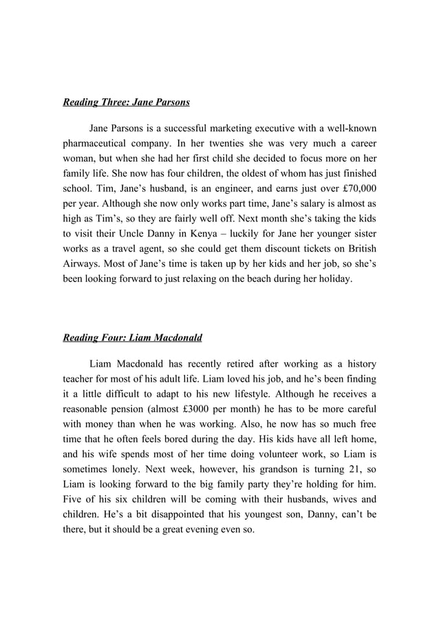 Jigsaw reading materials 1 | PDF