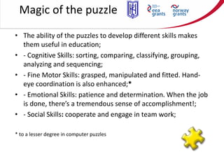 Jigs@w puzzle in education | PPTX | Games and Puzzles | Hobbies & Interests