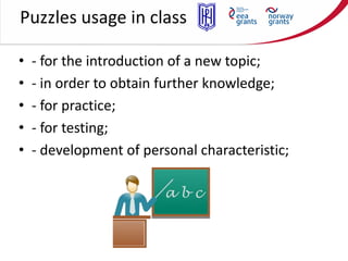 Jigs@w puzzle in education | PPTX | Games and Puzzles | Hobbies & Interests