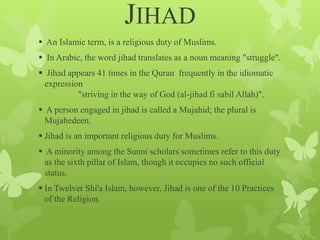 Jihad | PPTX