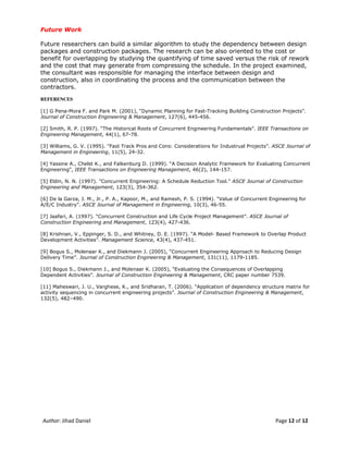 J.S. Daniel paper of fast tracking design in megaproject construction | PDF