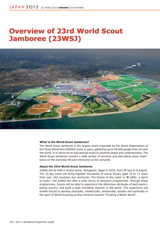 23. World Scout Jamboree in Japan: Join in Jamboree Programme Guide | PDF