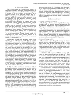 Comparative Performance Analysis of RPL for Low Power and Lossy Networks based on Different ...