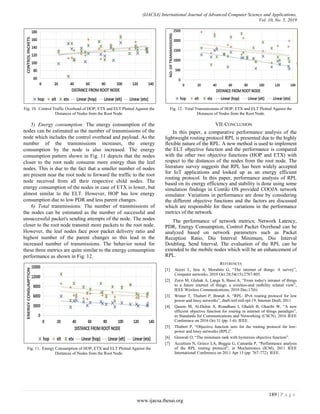 Comparative Performance Analysis of RPL for Low Power and Lossy Networks based on Different ...