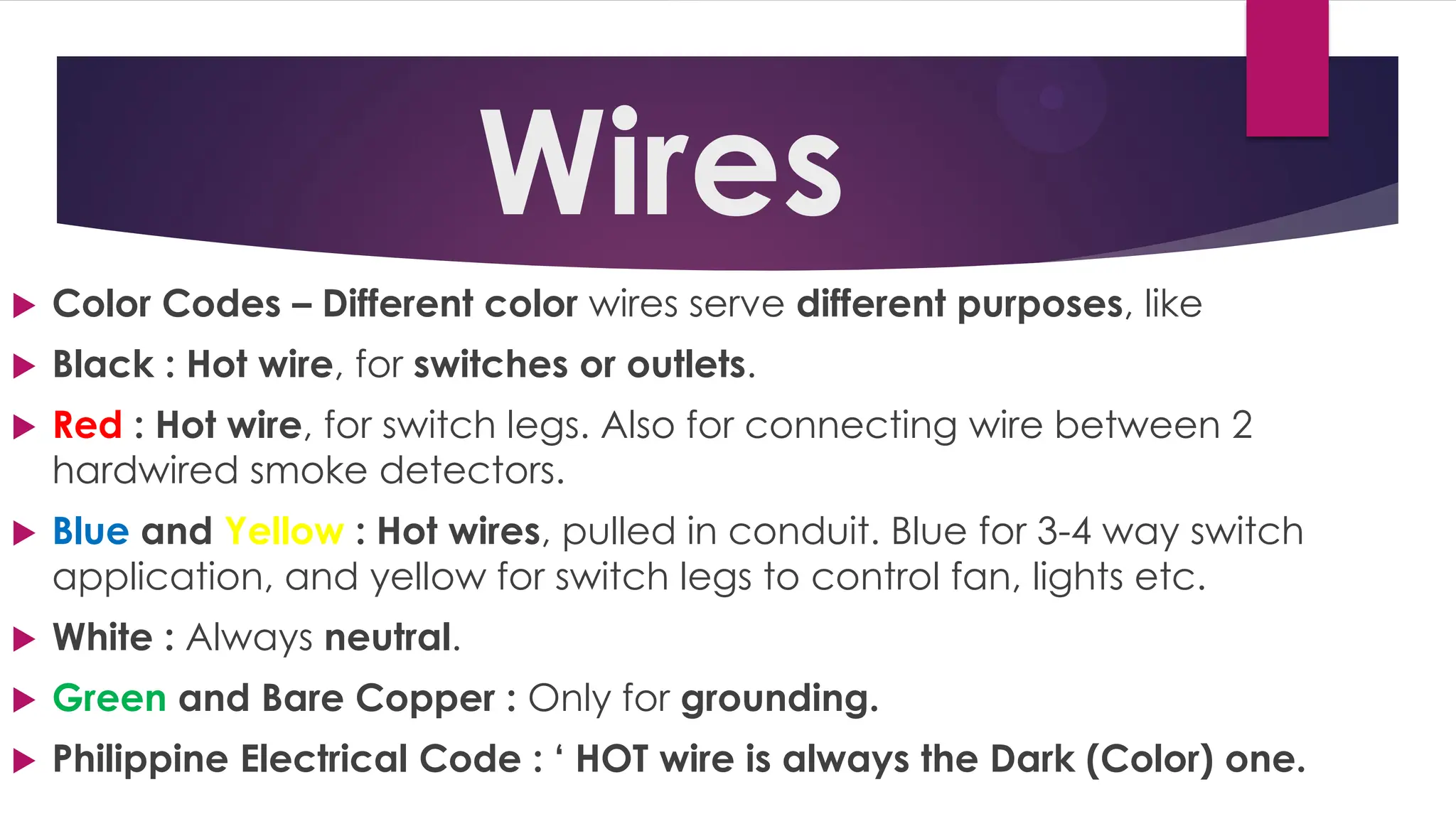 Electrical installation and wiring for house wirings | PPT