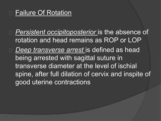 obstetrics- malpositions and malpresentations | PPTX