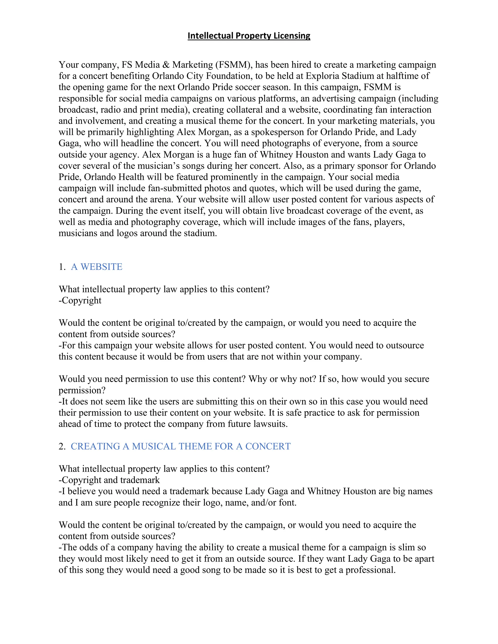 Intellectual Property Licensing Examples | PDF