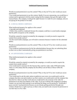 Intellectual Property Licensing Examples | PDF