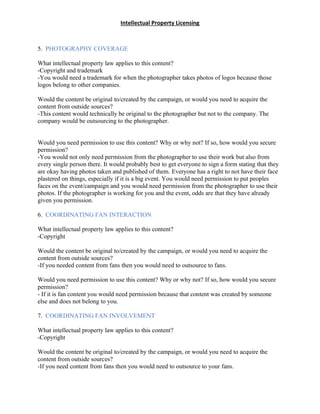 Intellectual Property Licensing Examples | PDF