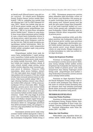 ESTIMASI DAYA DUKUNG LINGKUNGAN PESISIR UNTUK PENGEMBANGAN AREAL TAMBAK ...