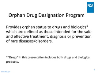 Orphan Drug Designation | PDF