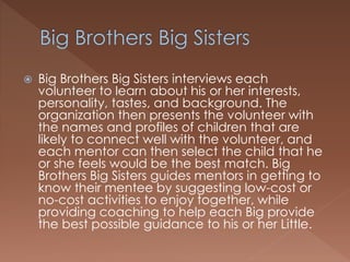 Jill Marten - Volunteering with Big Brothers Big Sisters | PPT