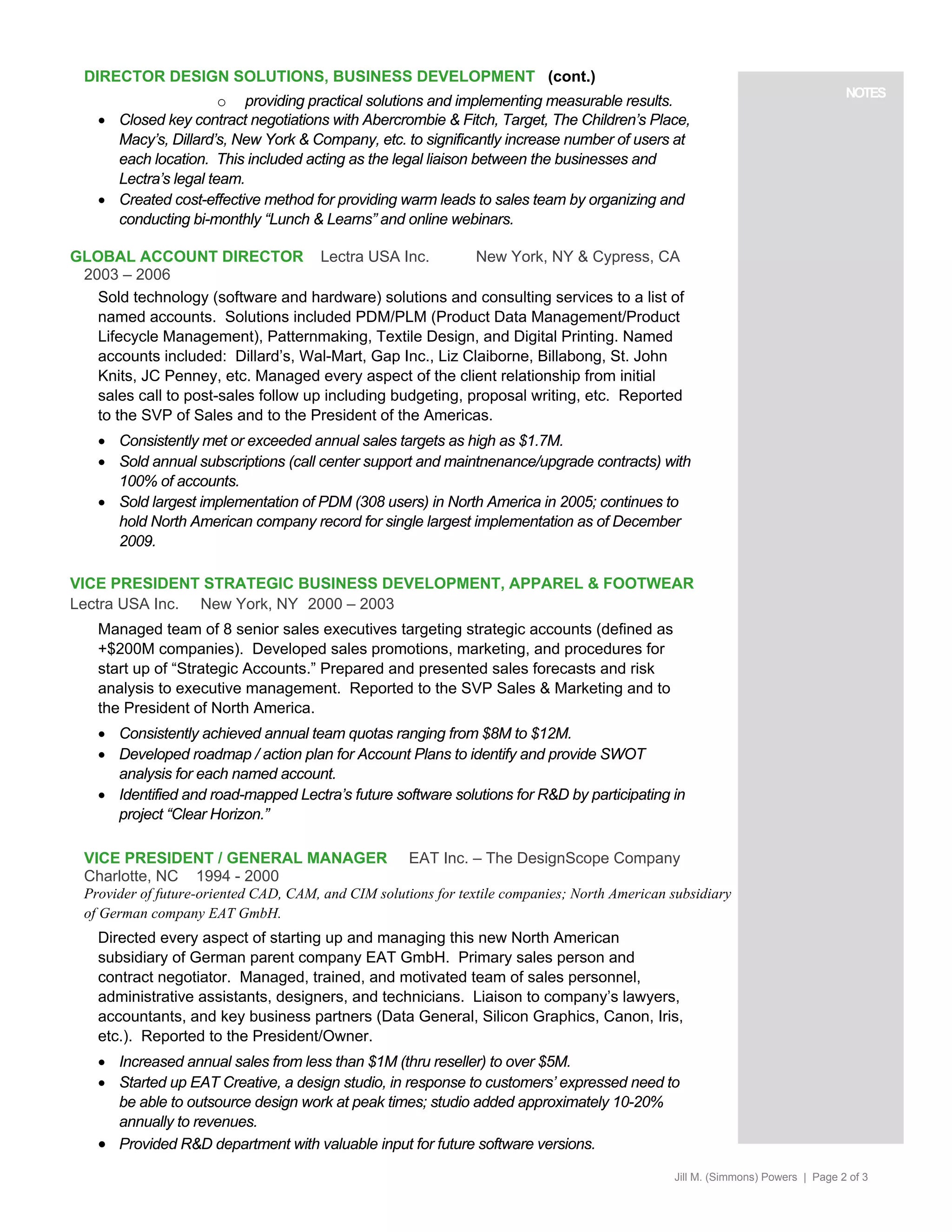 Jill M. Powers Resume | PDF