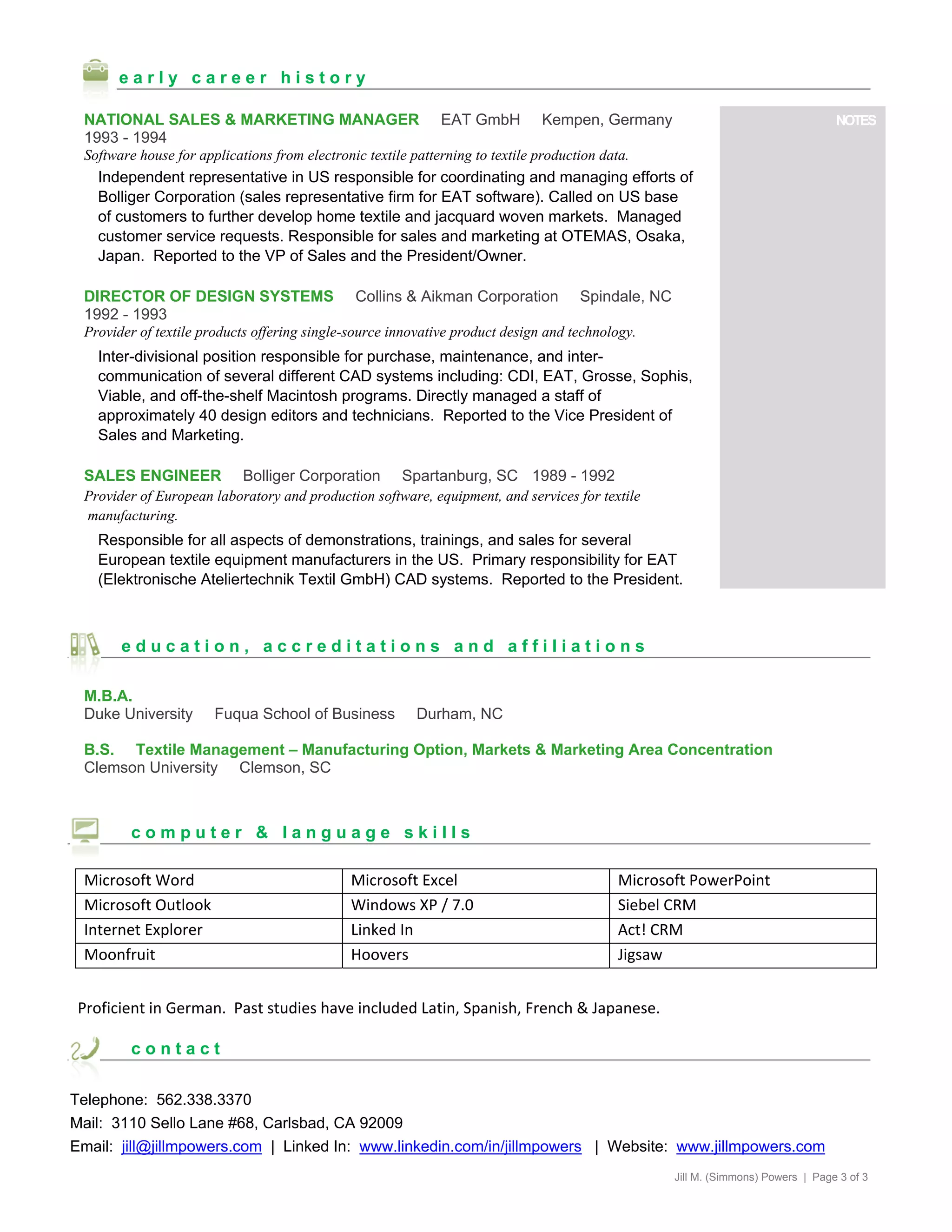 Jill M. Powers Resume | PDF