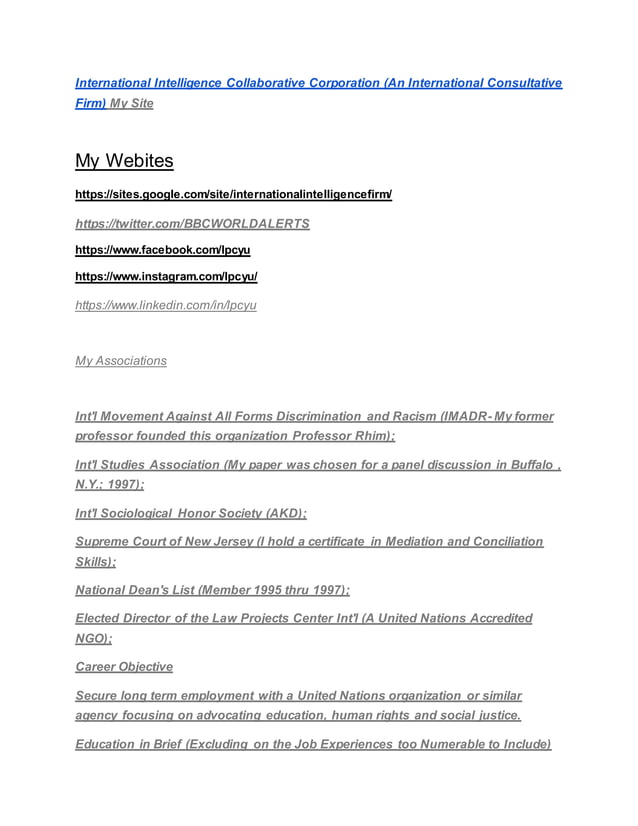 JILL STARR RESUME & CV | DOCX