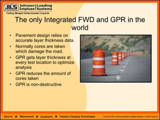 GPR-AP, JILSFWD, Falling Weight Deflectometer | PPT