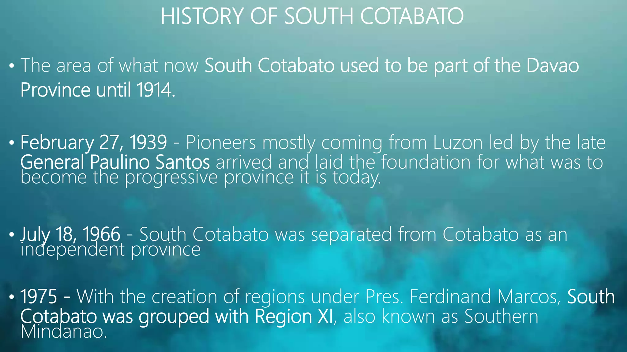 REGION 12: SOCCSKSARGEN | PPTX