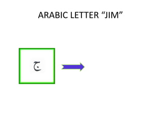 Play Group Arabic "Jim" Letter | PPTX | Education