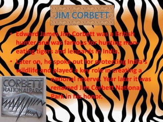 Jim corbett | PPT