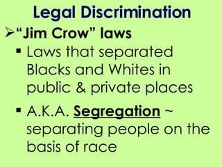 Nov. 11 Notes (Jim Crow) | PPT