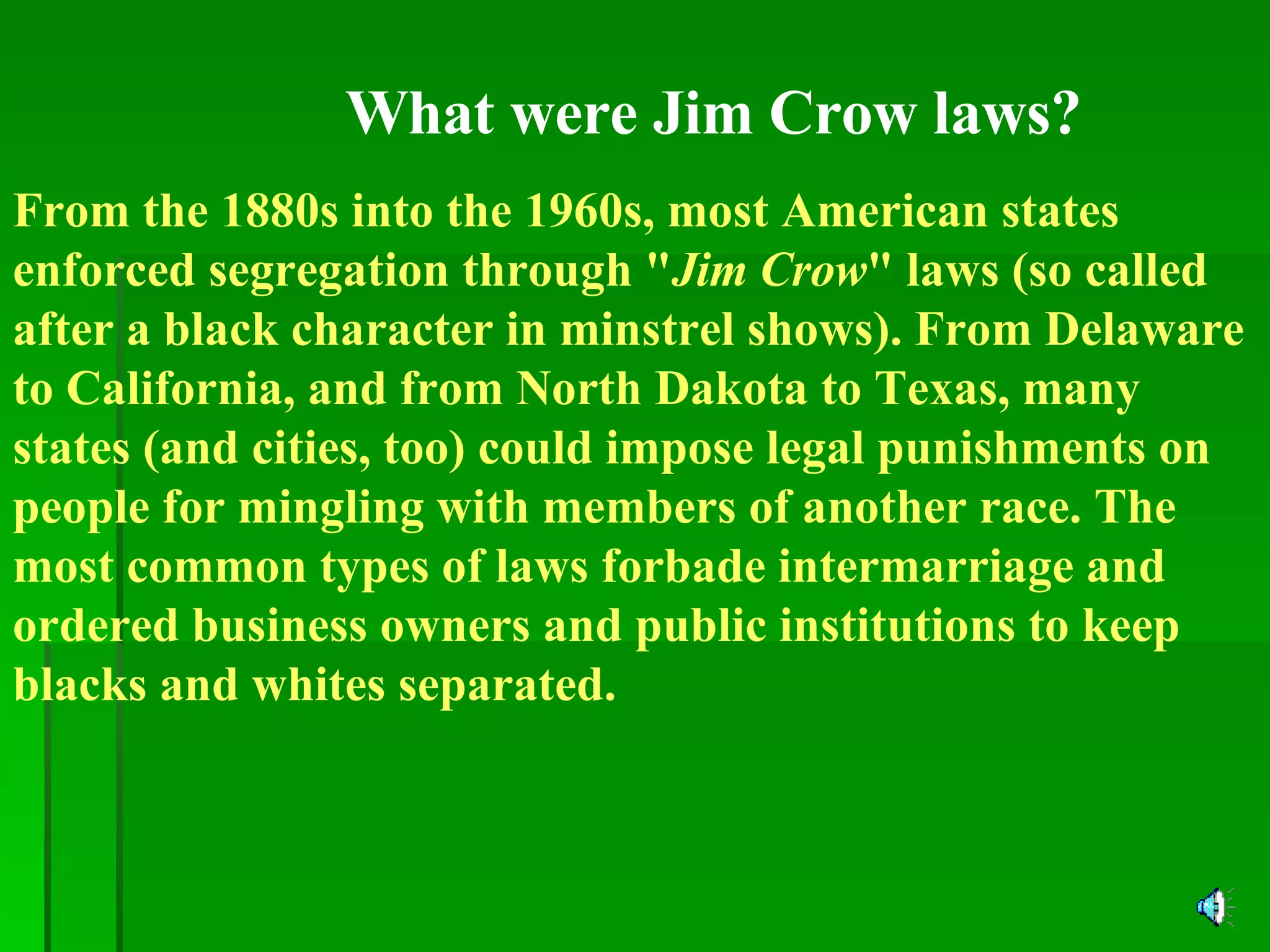 Jim Crow Signs Powerpoint | PPT