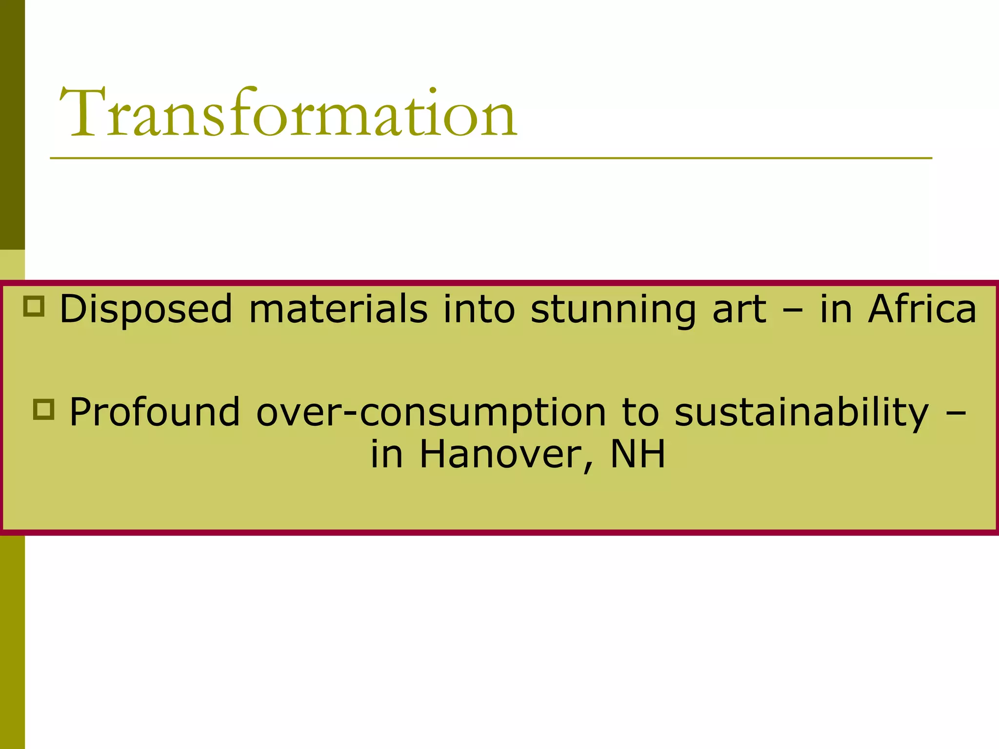 Jim Merkel: Sustainability and the College Campus | PPT