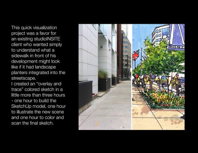 How to Combine Drawing, SketchUp & Photography | PPT