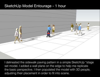 How to Combine Drawing, SketchUp & Photography | PPT