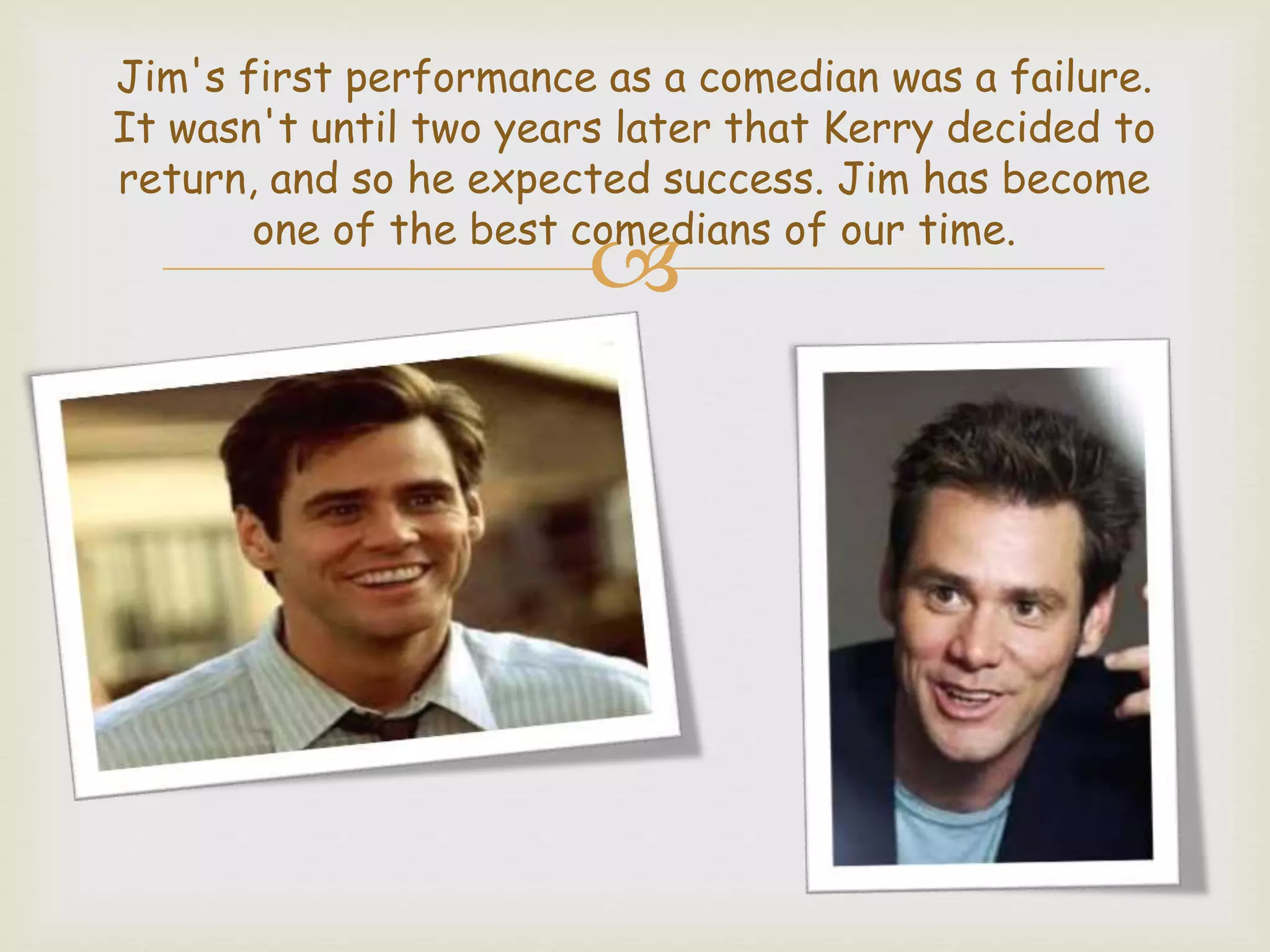 JIM CARREY.pptx | Comedy | Genres