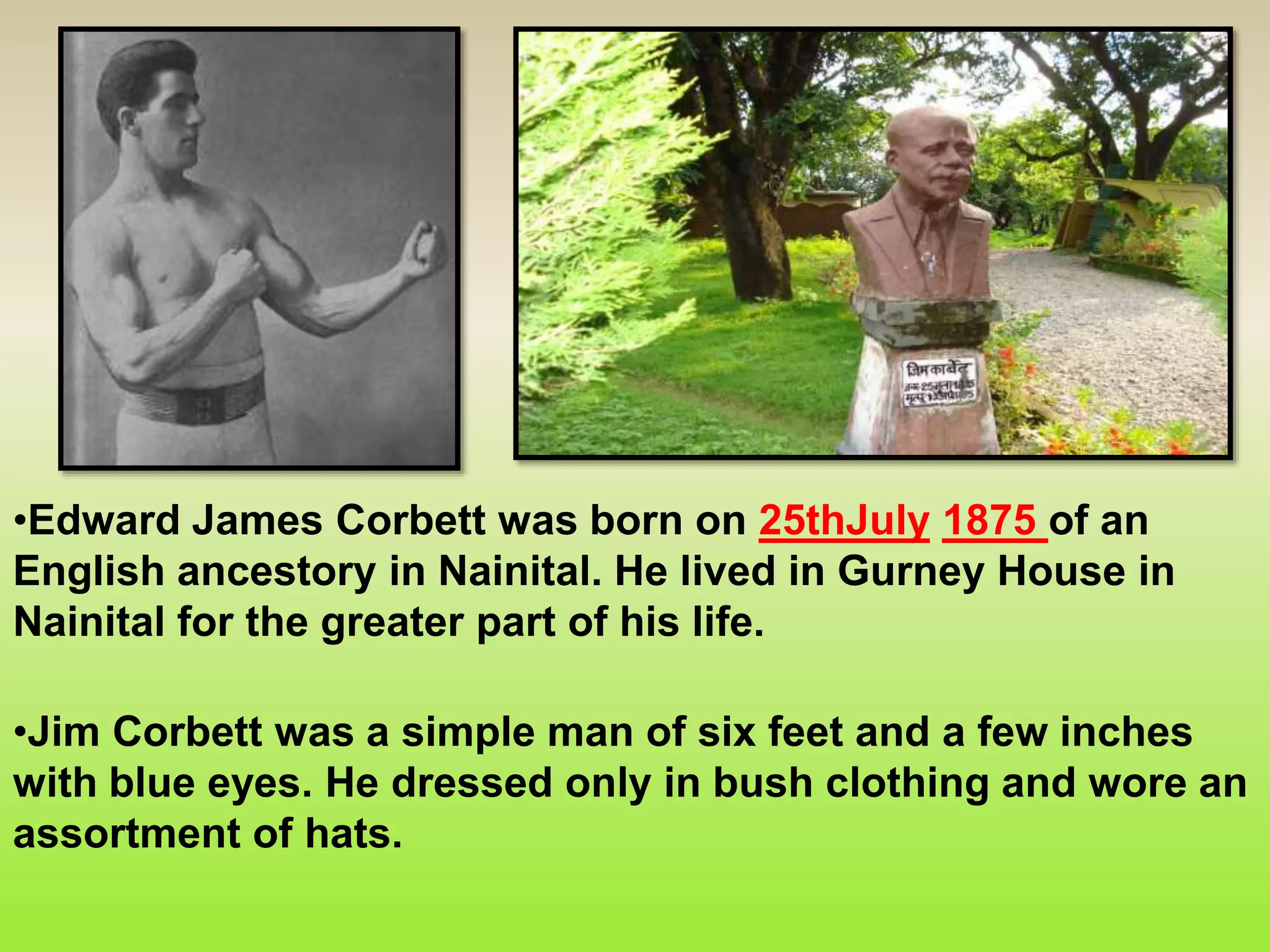 Jim corbett | PPTX