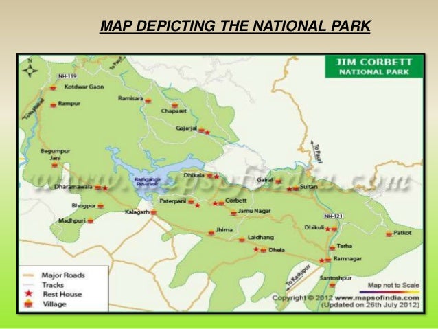 Jim Corbett National Park Map