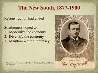 U.S. History Since Reconstruction ~ Week Five, Lecture Two | PPT ...