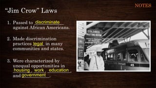 Jim crow | PPTX