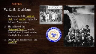 Jim crow great migration presentation a-d | PPTX