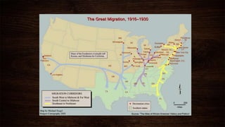Jim crow great migration presentation a-d | PPTX