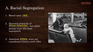 Jim crow great migration presentation a-d | PPTX