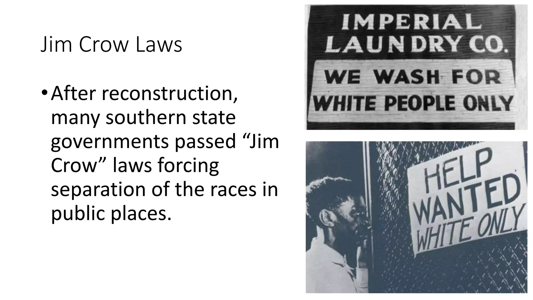 Jim crow era | PPTX