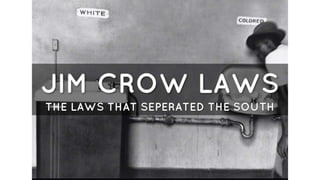 Jim crow era | PPTX