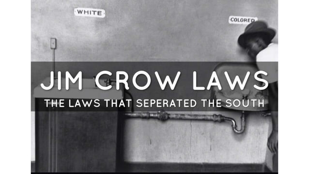 Jim crow era | PPT