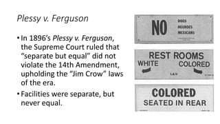 Jim crow era | PPTX