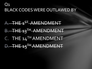 Jim crow laws | PPTX