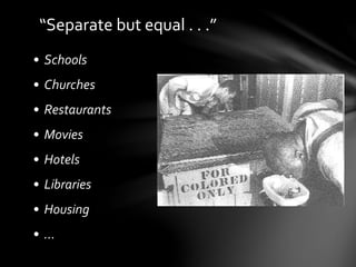 Separate But Equal Laws