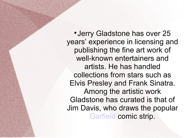 Jim Davis – Creator of Garfield | PPT