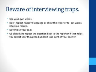 Jim DeLorenzo: Speaking in Public, Speaking in the Media | PPT