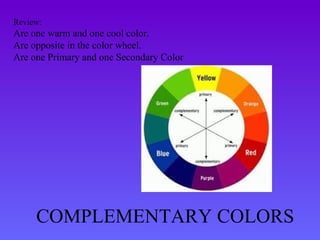 Jim dines Heart Complementary Colors | PPT